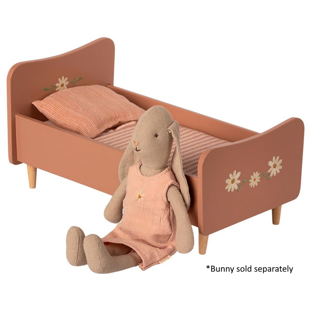 Maileg Wooden Bed Mini Rose