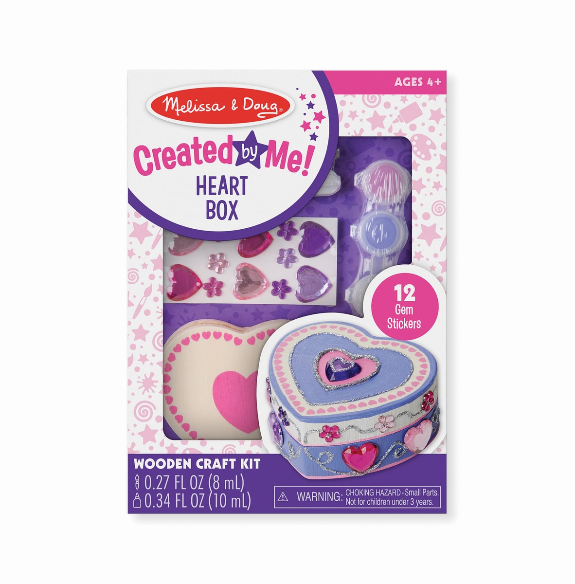 Wooden Heart Box Kit: Creative Fun for Kids