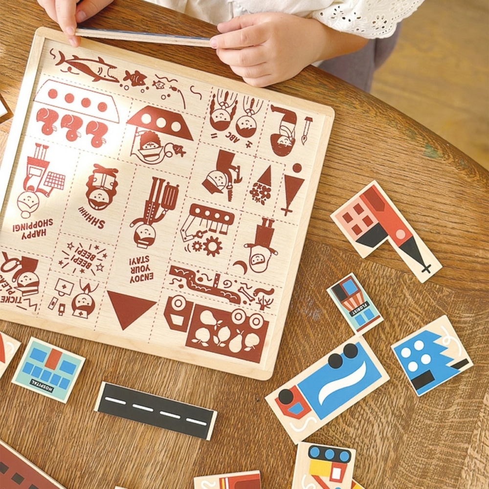 Mentari Town Puzzle - Ignite Your Child's Imagination!