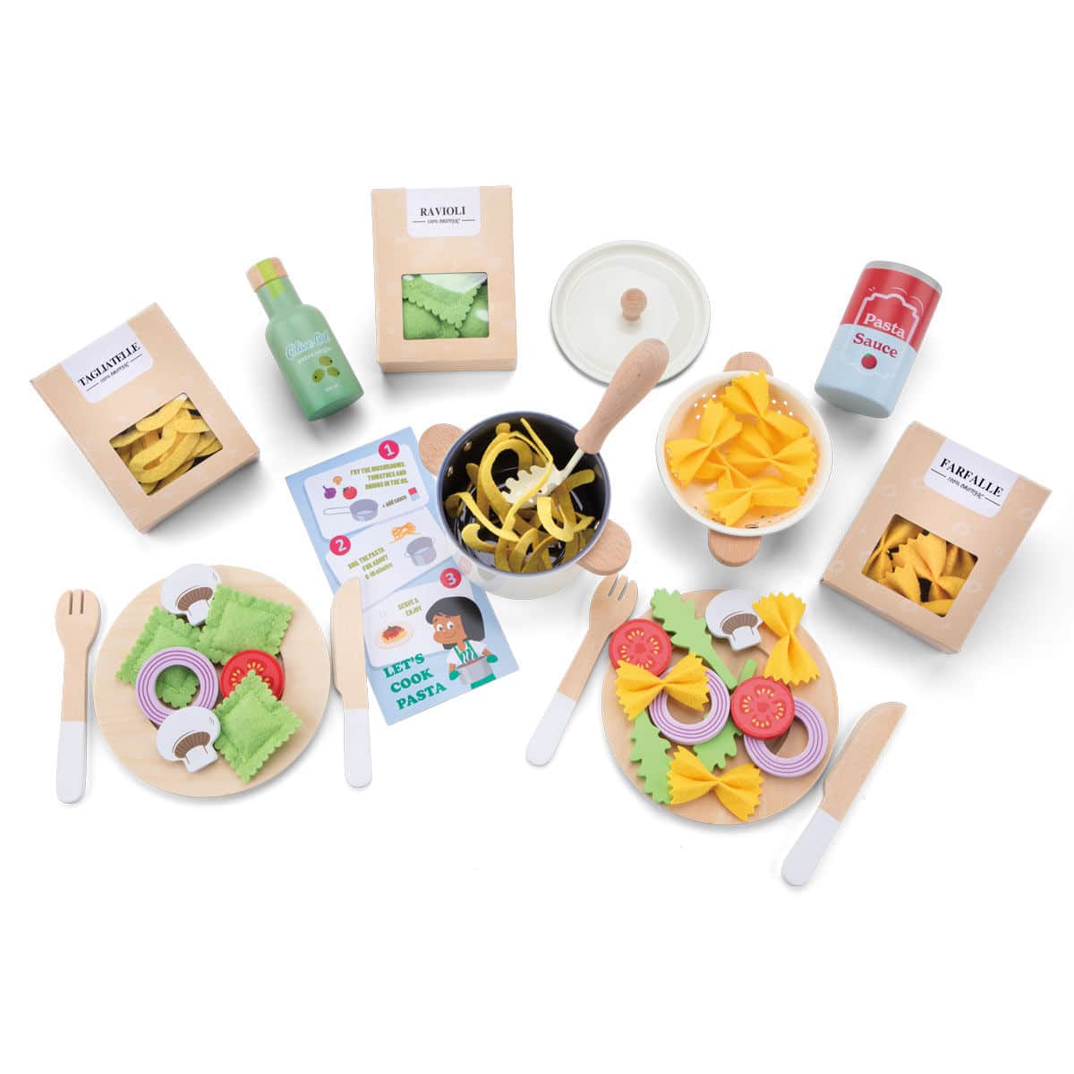 New Classic Toys Pasta Set: Fun Italian Dining Experience for Kids