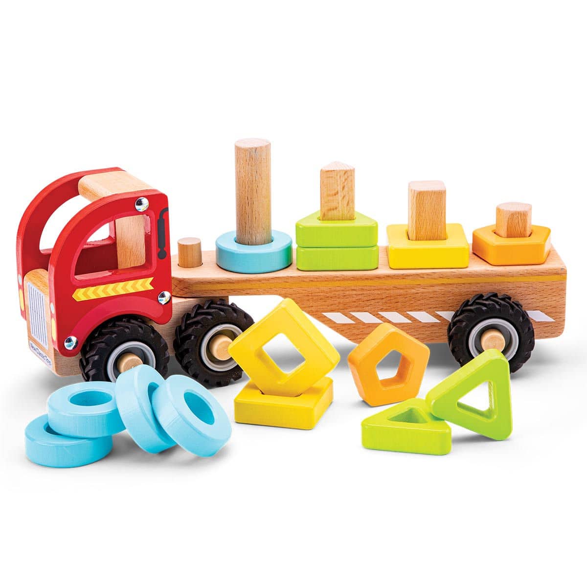 New Classic Toys Stacking Shape Truck: Educational Stacking Fun
