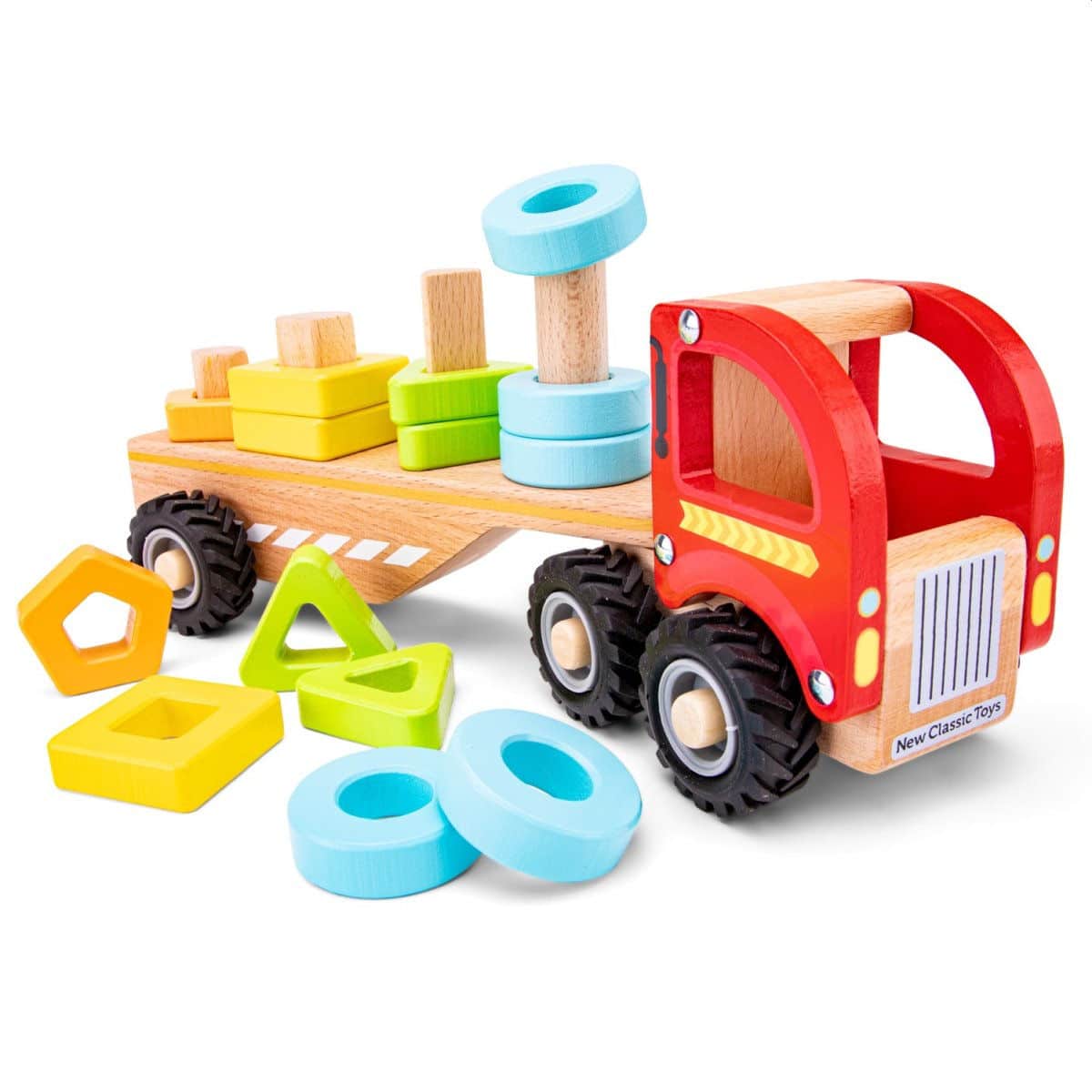New Classic Toys Stacking Shape Truck: Educational Stacking Fun