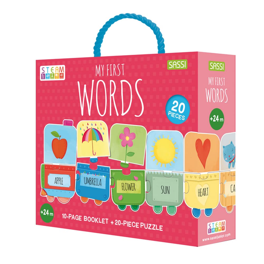 Sassi® My First Words Puzzle & Book Set