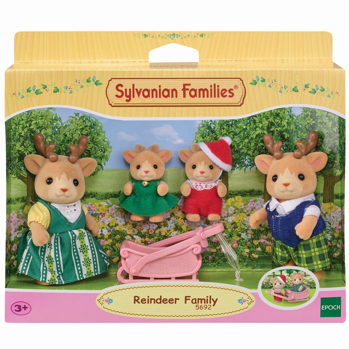 Sylvanian Families Reindeer Family: Festive Holiday Play