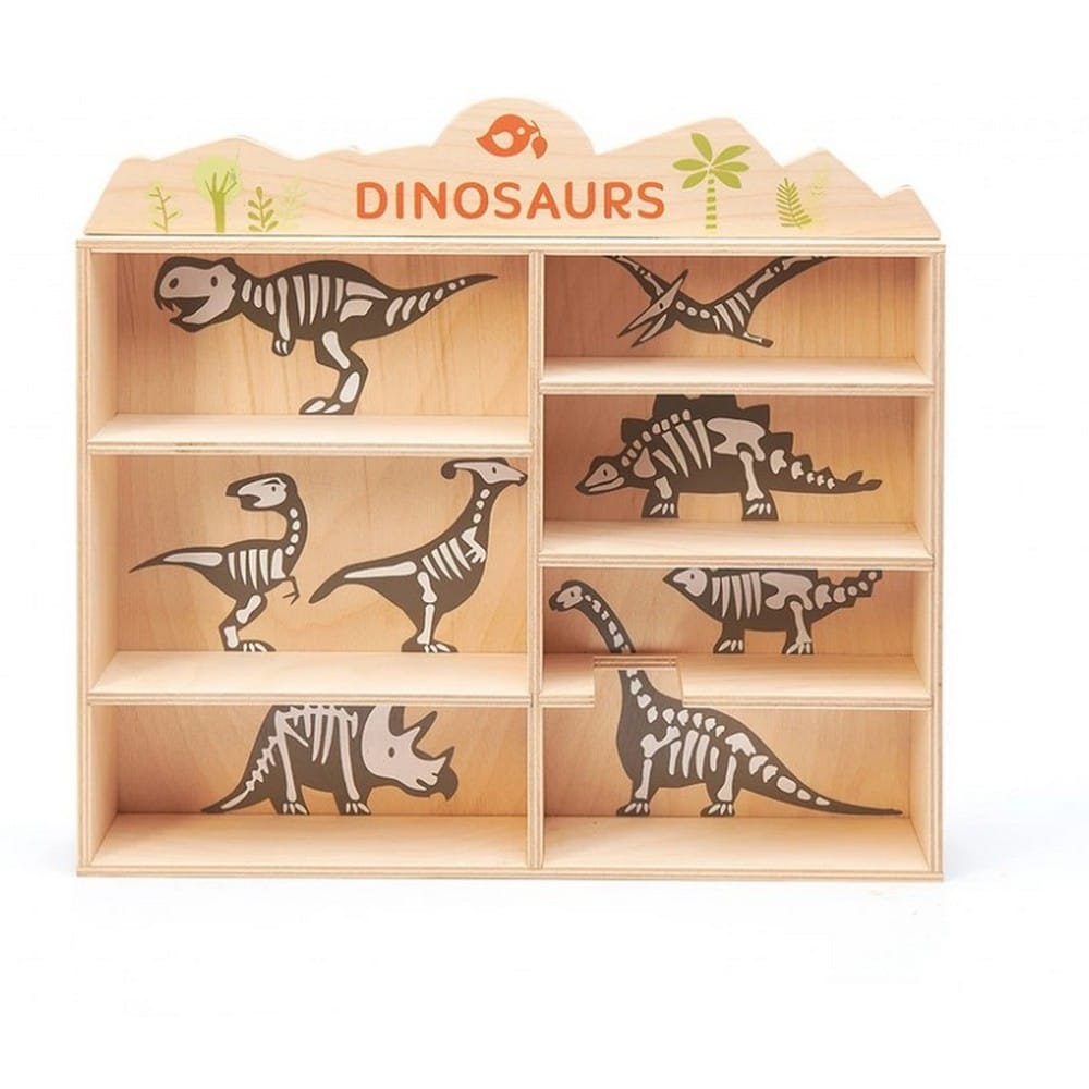 Tender Leaf Dinosaur Set: Wooden Play for Kids