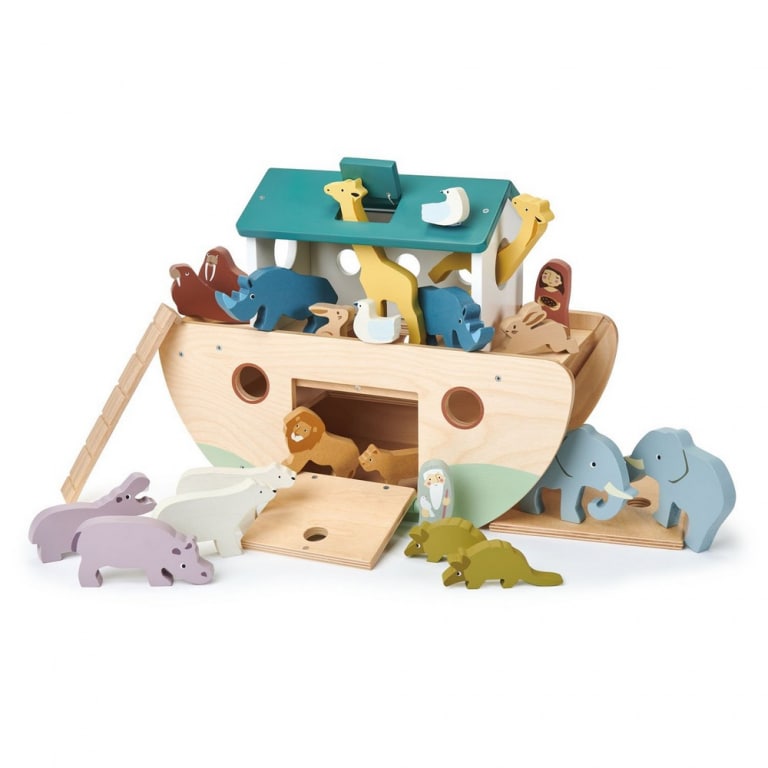 Tender Leaf Noah's Wooden Ark: A Timeless Wooden Playset