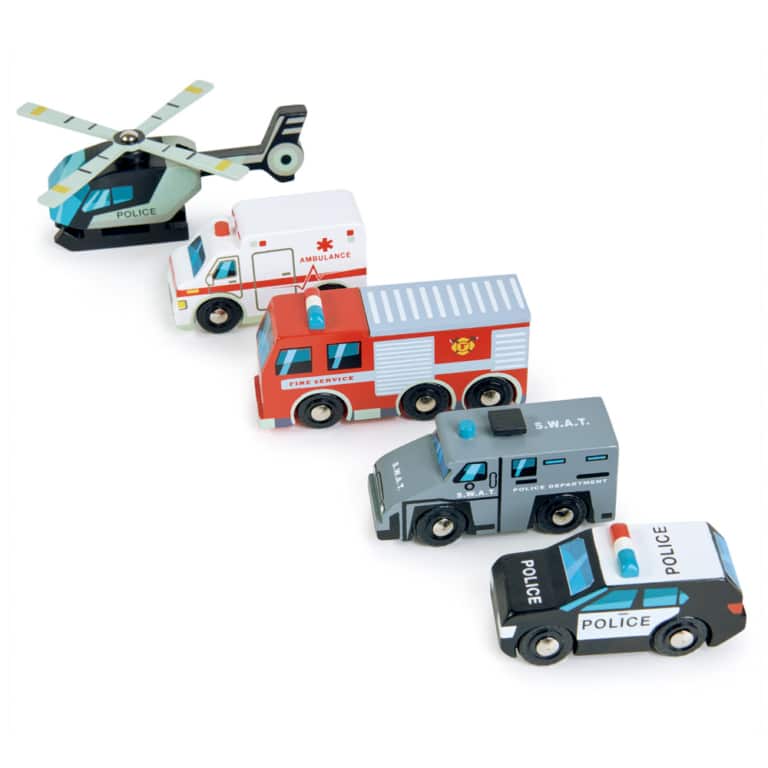 Endless Fun with Tender Leaf Toys Emergency Vehicles Set