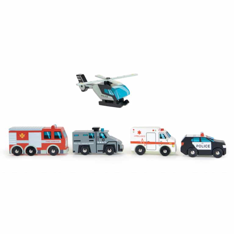 Endless Fun with Tender Leaf Toys Emergency Vehicles Set